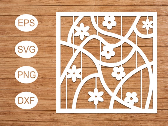 Floral Lattice / Svg Png Eps Dxf | Etsy