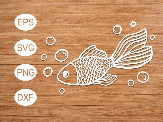 Vis svg / vis silhouet svg / vis clipart / svg png dxf eps - Etsy Nederland