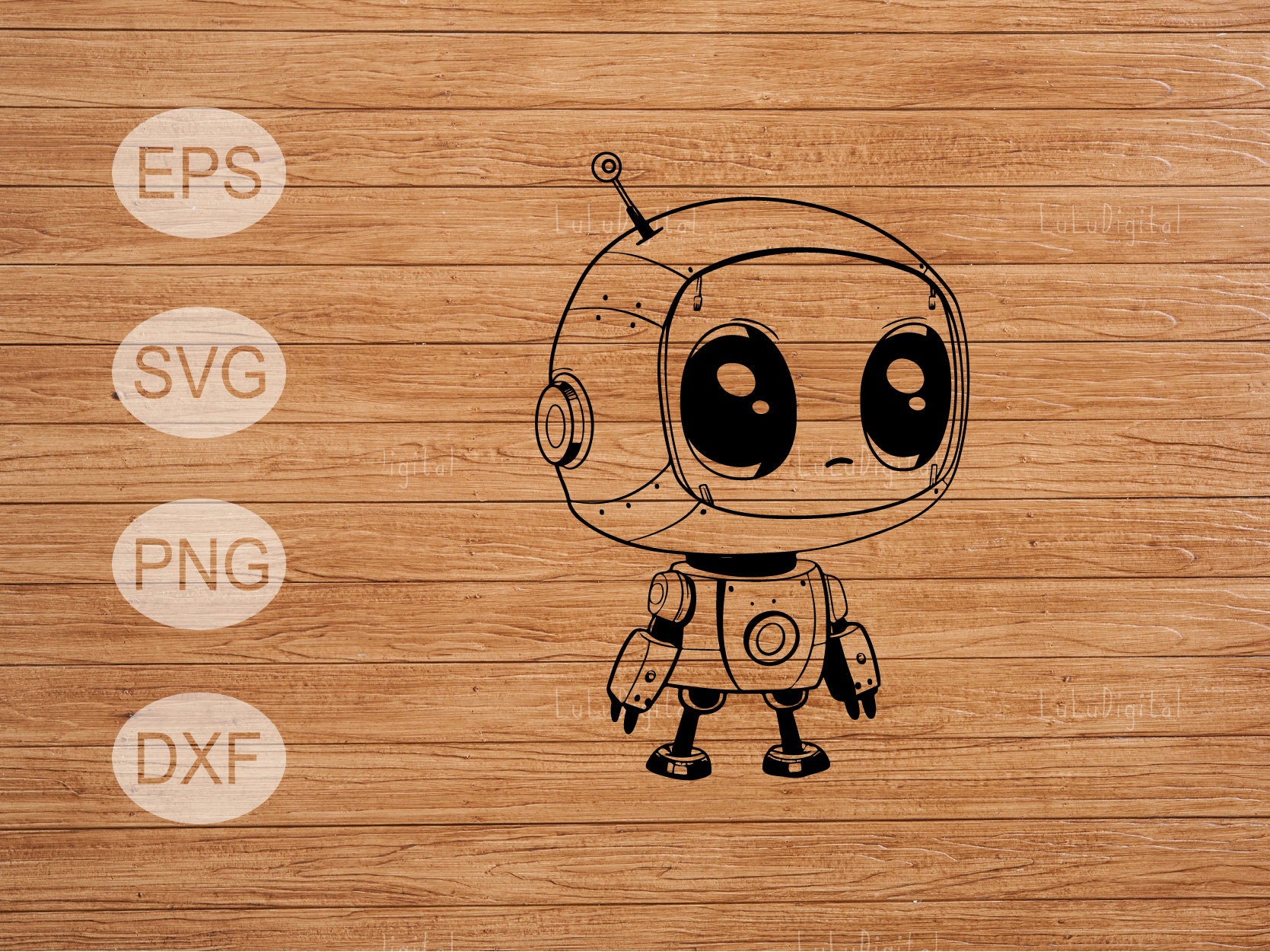 Toy Robot SVG, Robot Silhouette, Robot Clip Art, Toy Robot Design - Etsy
