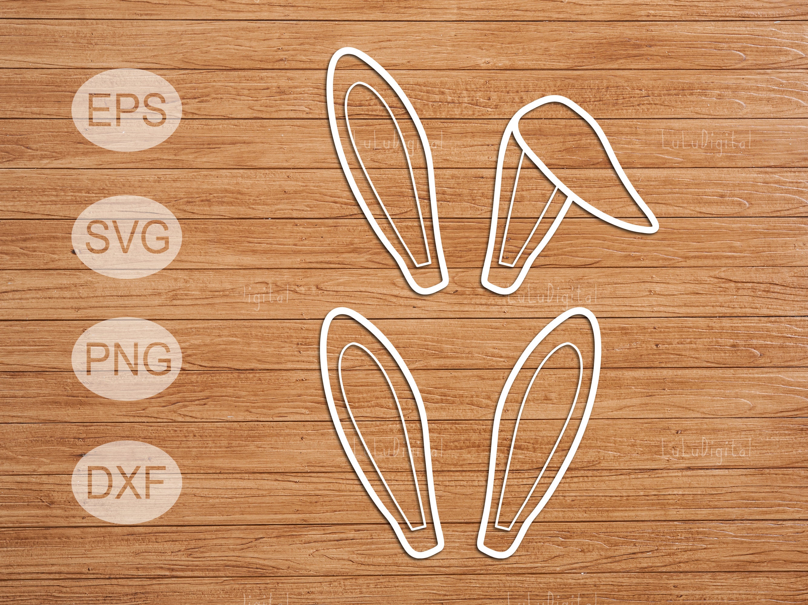 Bunny Ears Svg, Easter Bunny Svg, Rabbit Ears Svg, Rabbit Svg, Bunny ...