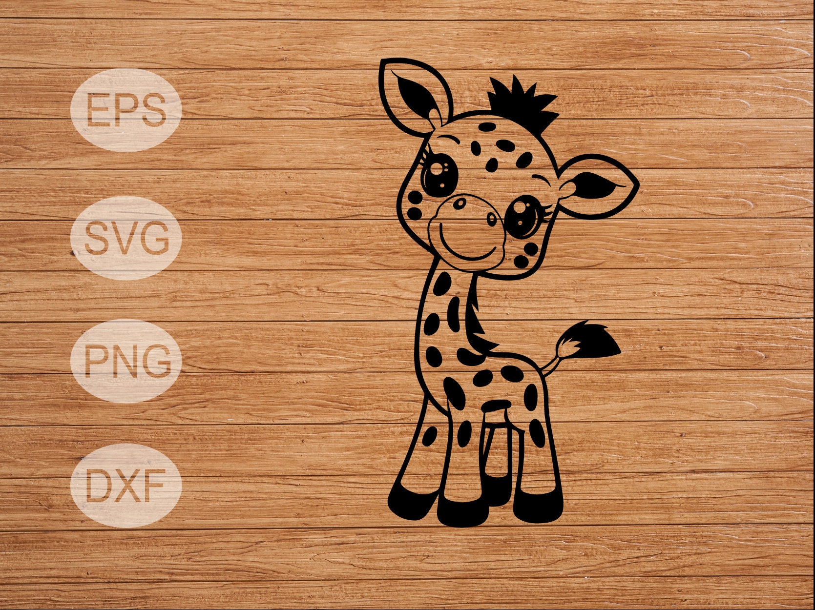 Baby Giraffe Svg, Giraffe Svg, Giraffe Cut File, Svg, Eps, Dxf, Png ...