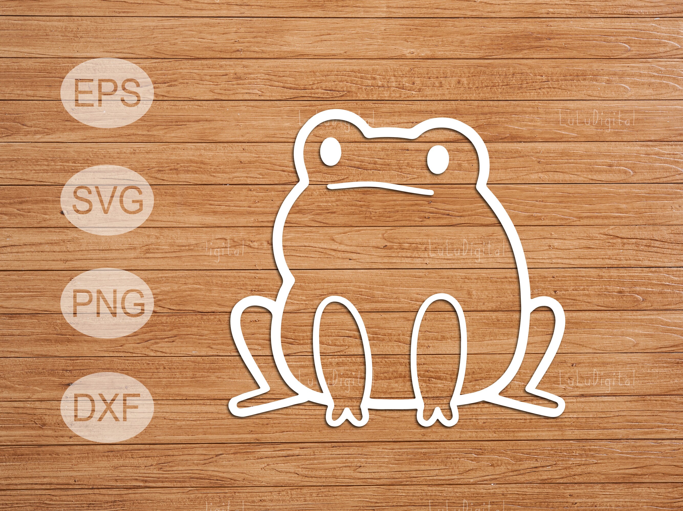 Frog Svg, Frog Clipart,frog Cut File, Cute Frog Svg, Instant Download ...