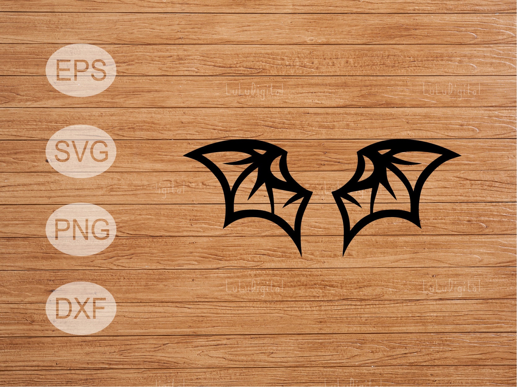 Bat Wings Svg, Dragon Wings Clip Art, Dragon Wings Cut File, Dragon ...