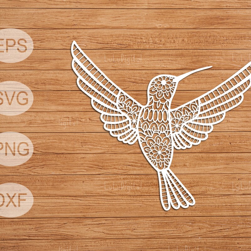 Huming Bird Svg - Etsy