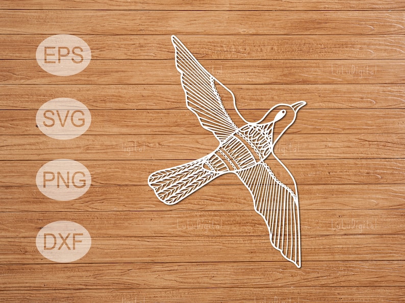 Flying Bird Svg / Bird Svg / Bird With Open Wings / Bird Svg / - Etsy