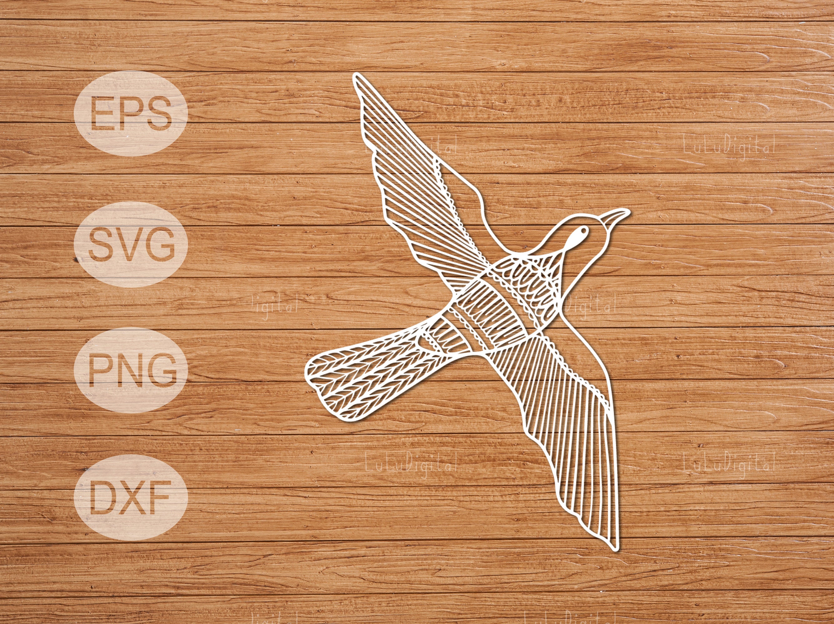 Flying Bird Svg / Bird Svg / Bird With Open Wings / Bird Svg / - Etsy