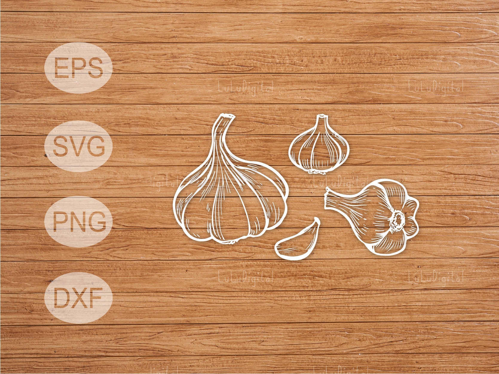 Garlic Buds, Garlic Design, Garlic Clove Svg, Garlic Svg Cut Files ...
