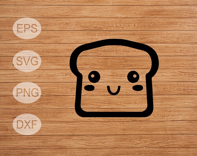Toast Svg, Png, Eps, Bread Svg, Toast Clipart, Breakfast Svg, Toast Cut ...