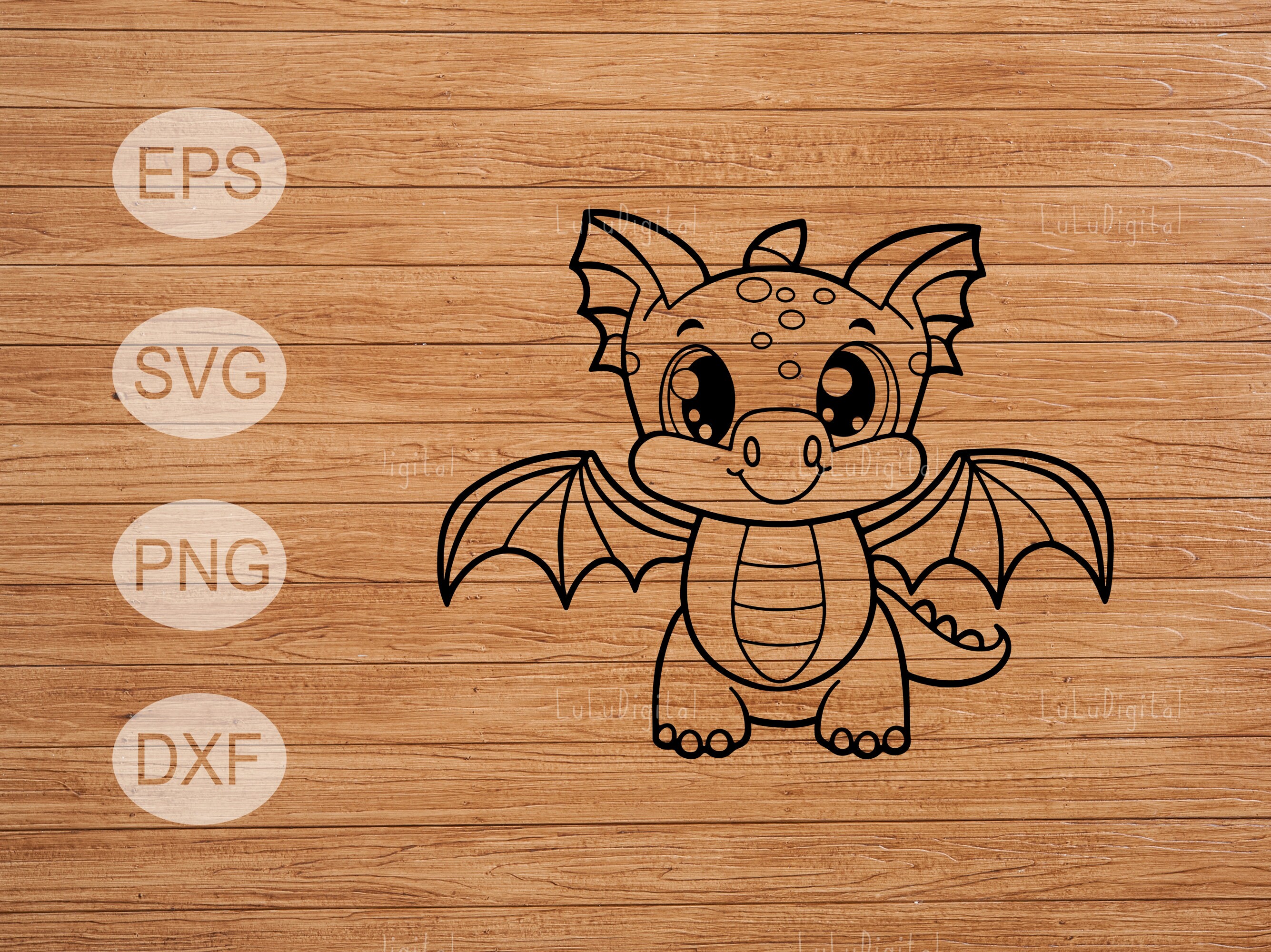 Cute Easy Dragon Sketch