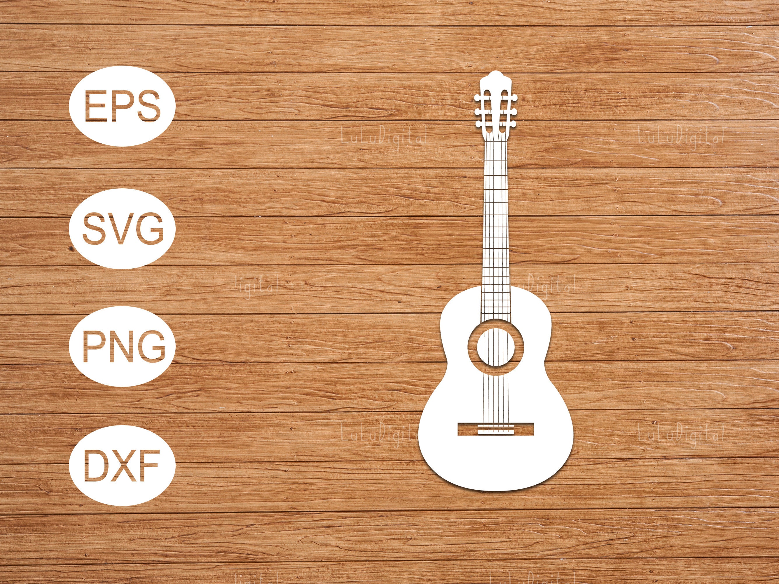 Guitar / Svg, Png, Eps, Dxf - Etsy
