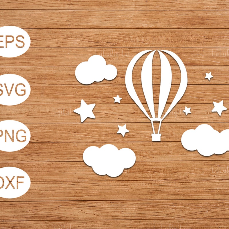 Hot Air Balloon Cloud - Etsy