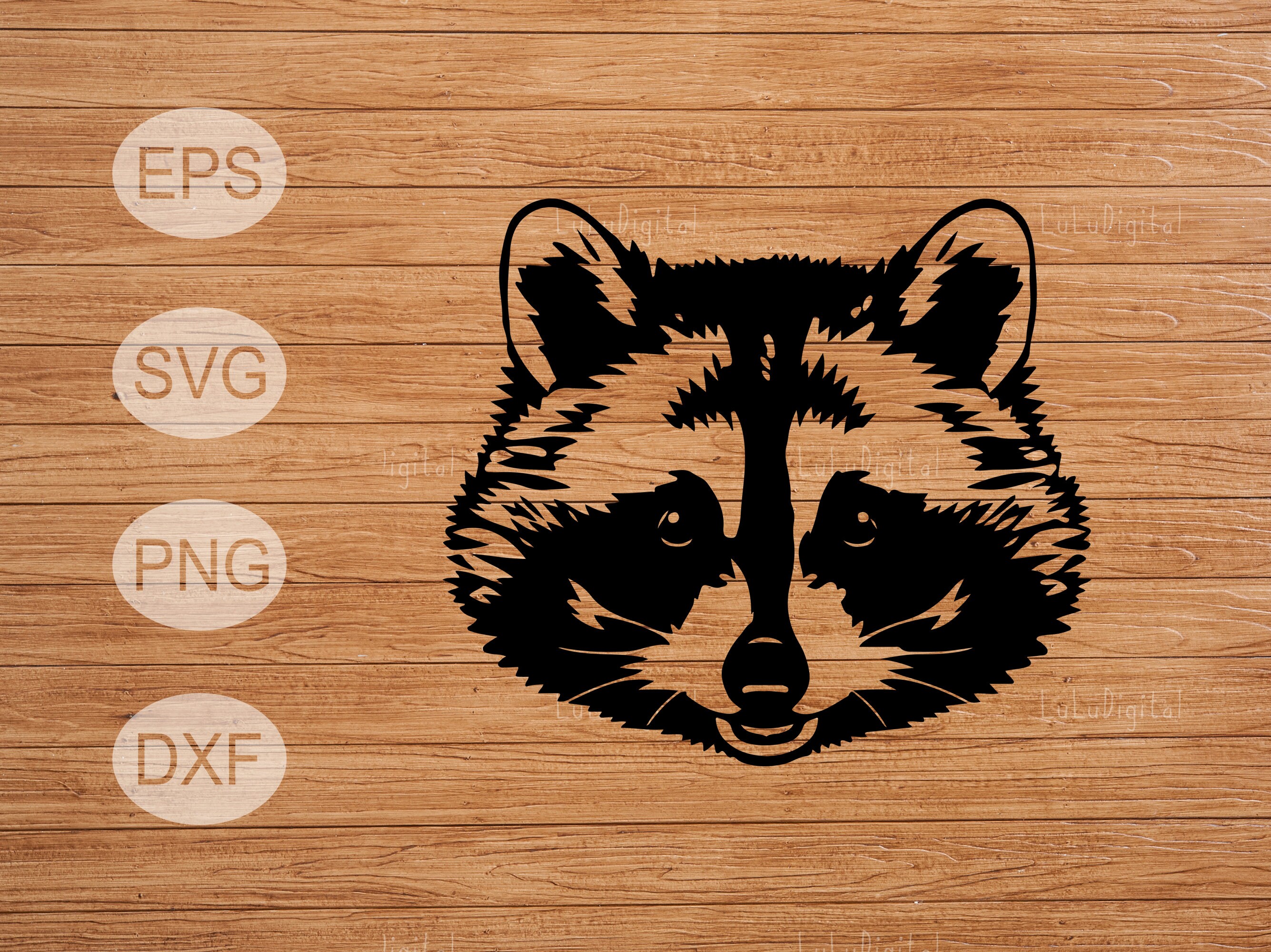 Mapache, mapache svg, mapache png, mapache imprimible, archivo de corte ...