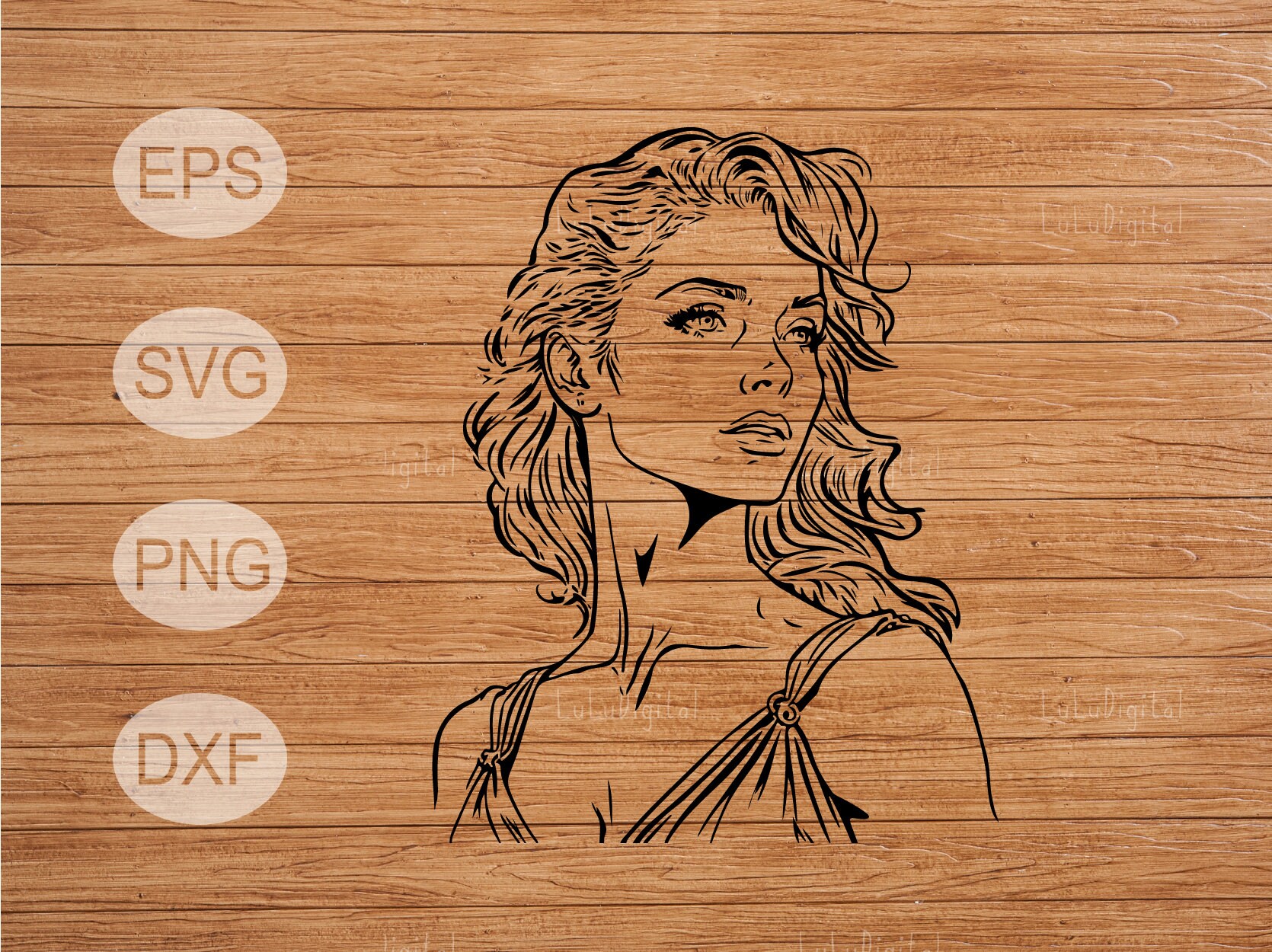 Beautiful Girl SVG, Beautiful Woman, Beauty, Girl Drawing SVG, Girl ...