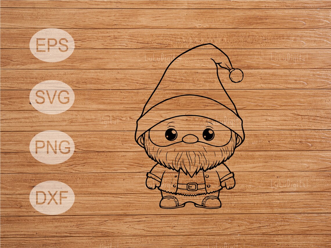 Dwarf Clipart Dwarf SVG Fantasy SVG Garden Gnome Gnome - Etsy