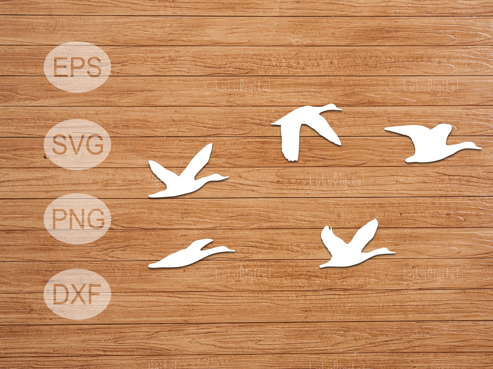 Flying Ducks / Svg Png Eps Dxf - Etsy
