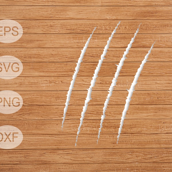 Cat Scratch Silhouette - Etsy