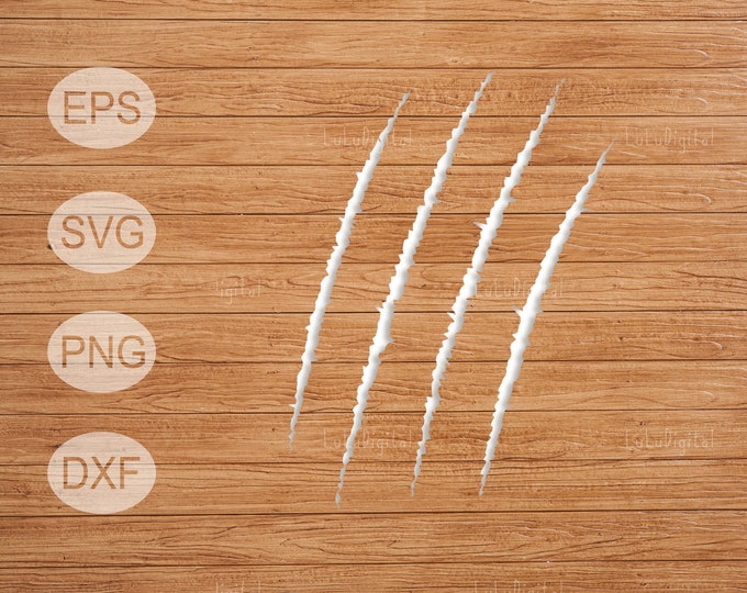 Claw Scratches Svg, Paw Scratches SVG, Scrapes, Claw Scratches Clipart ...