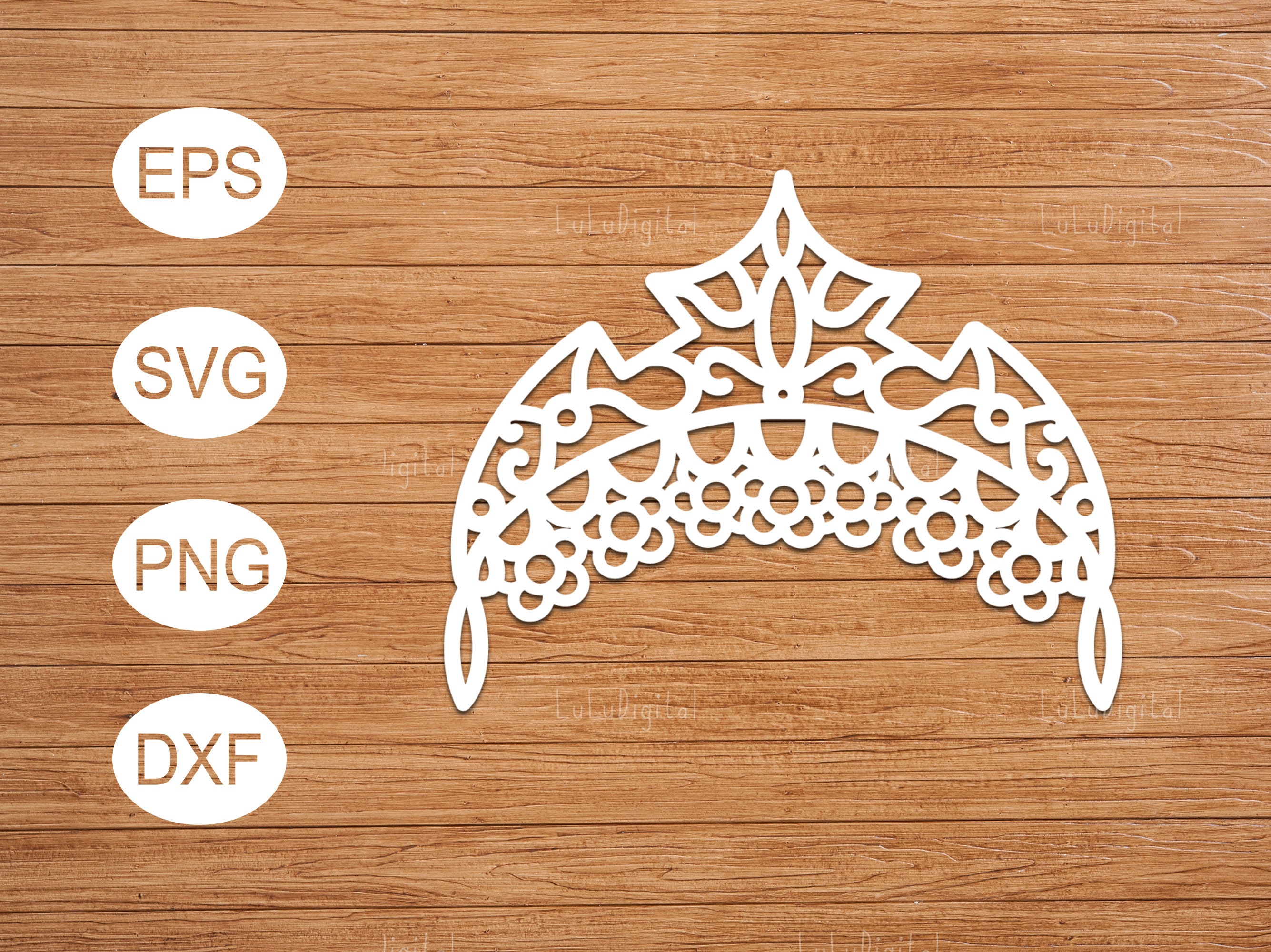 Princess Diadem Svg / Tiara Crown Svg / Princess Tiara Svg / Princess ...