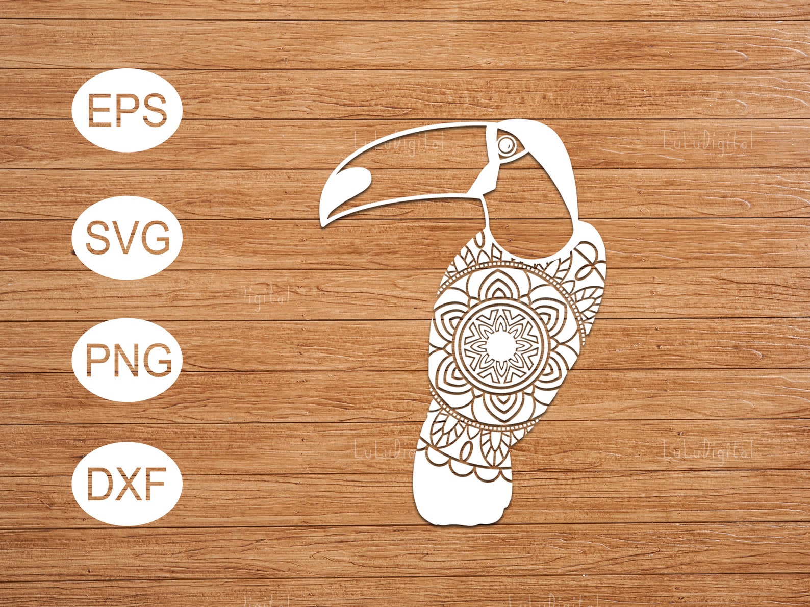 Silhouette of Toucan / Toucan Svg Files for Cricut, Toucan Cut File ...