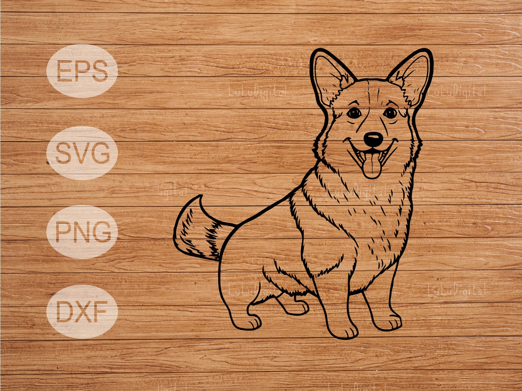 Corgi Clipart Corgi Cut Files Corgi Dad SVG Corgi for - Etsy