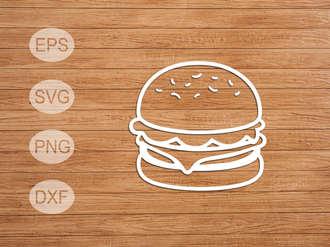 Hamburger, Hamburger Svg, Burger, Burger Svg, Svg Cut File, Svg ...
