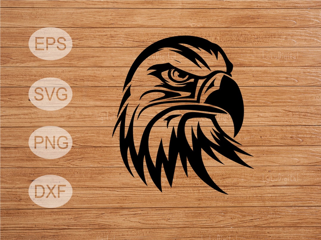 Eagle Face Svg, Eagle Head Cut Files, Eagle Head Svg, Eagle Svg, Eps ...