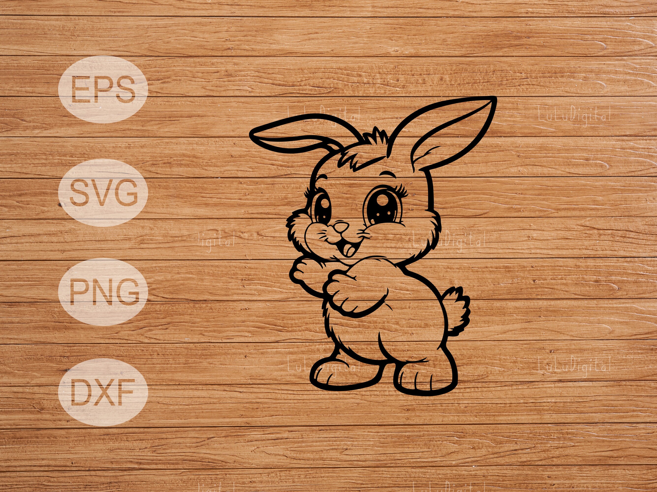 Cute Bunny Bunny Svg Cute Rabbit Svg Baby Rabbit Easter - Etsy