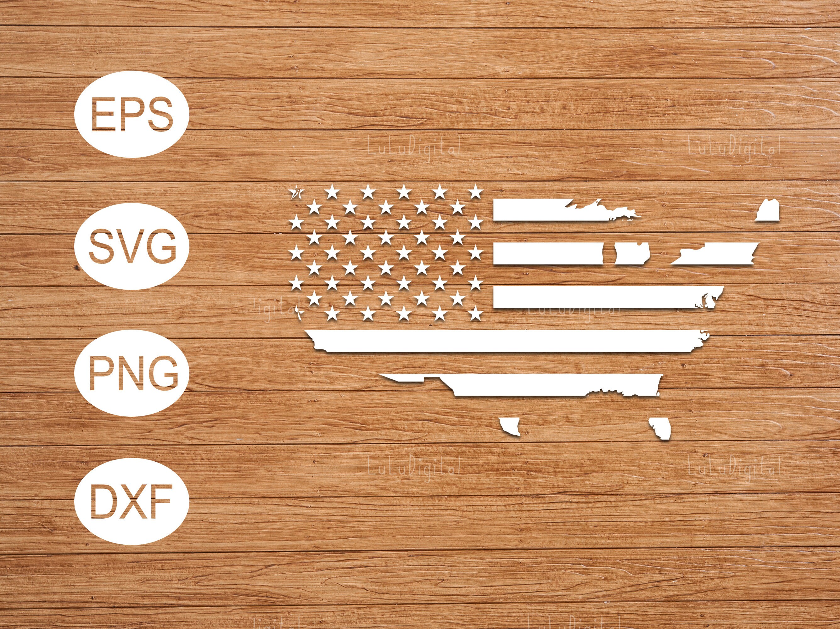 USA Flag silhouette/ svg png eps dxf | Etsy