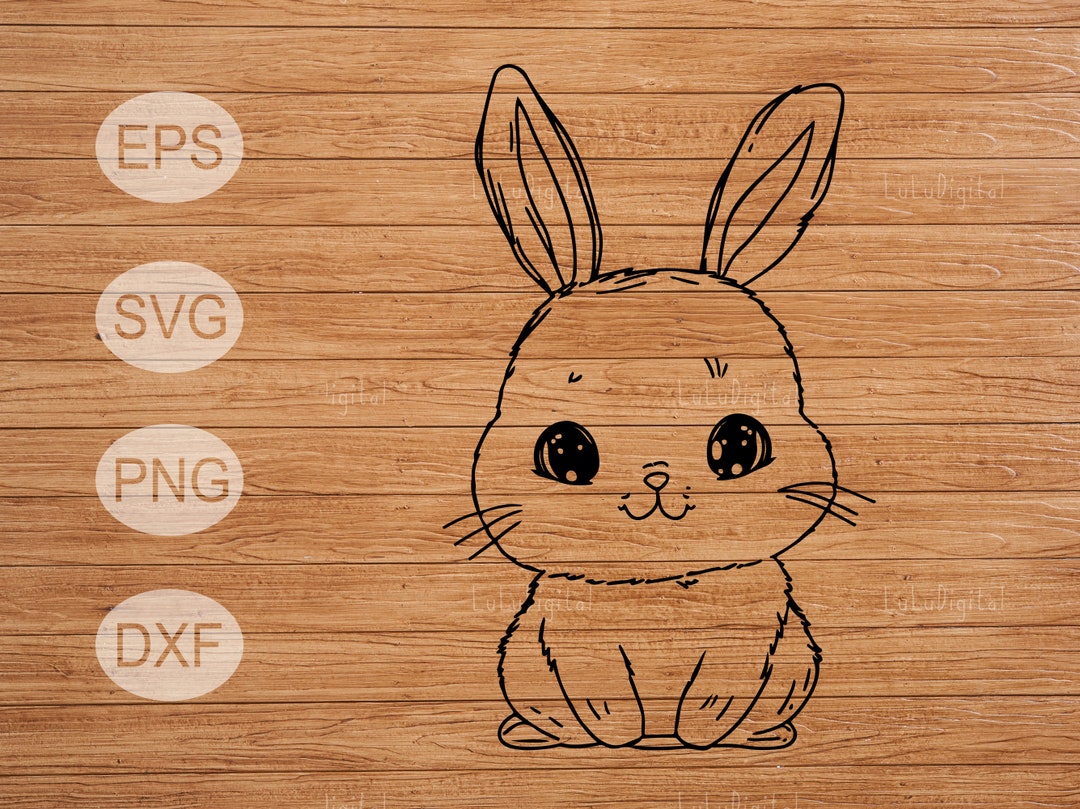 Bunny Svg, Cute Bunny Clipart, Easter Bunny, Spring Bunny, Clip Art ...