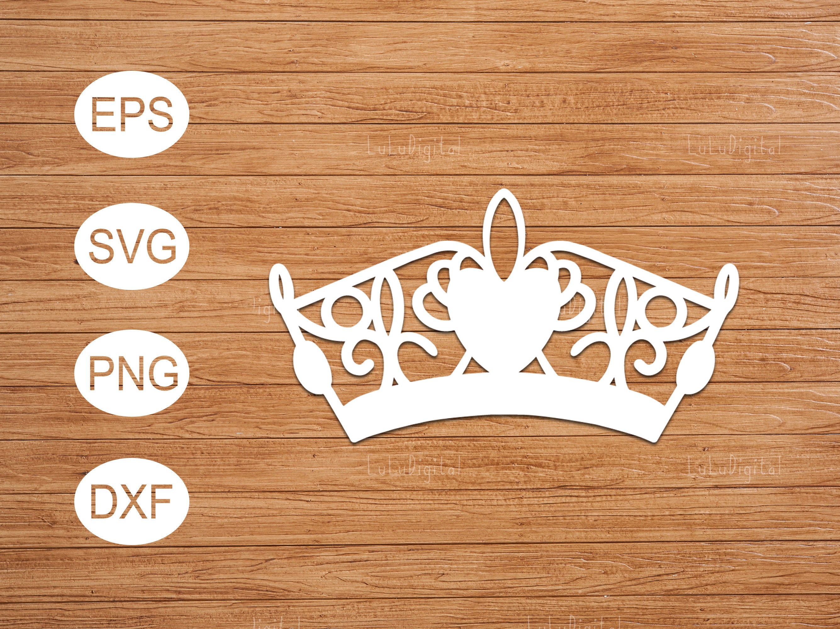 Princess Crown Svg / Queen Crown Svg / Princess Tiara Svg / - Etsy