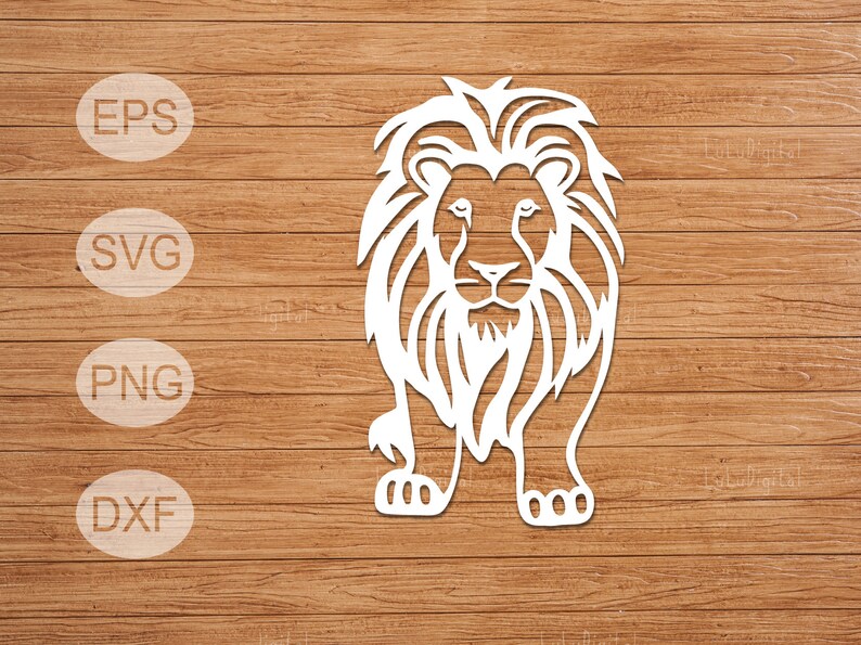 León, León SVG, león salvaje, vector, svg, eps, png, dxf, descarga ...