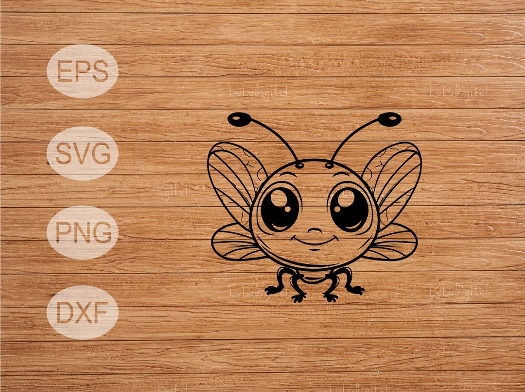 Cartoon Fly, Kawaii Fly, Instant Download, Big Insect, Digital Icon ...
