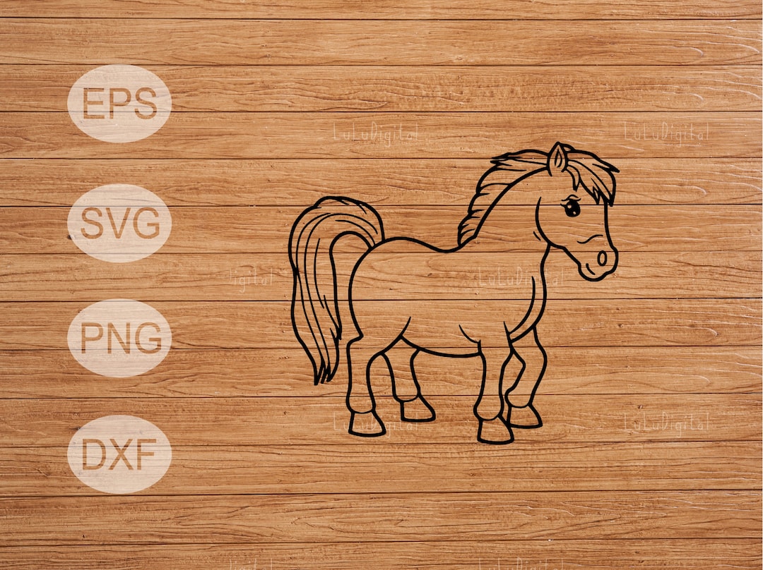 Pony Svg, Horse, Vector Pony, Horse Png - Etsy UK