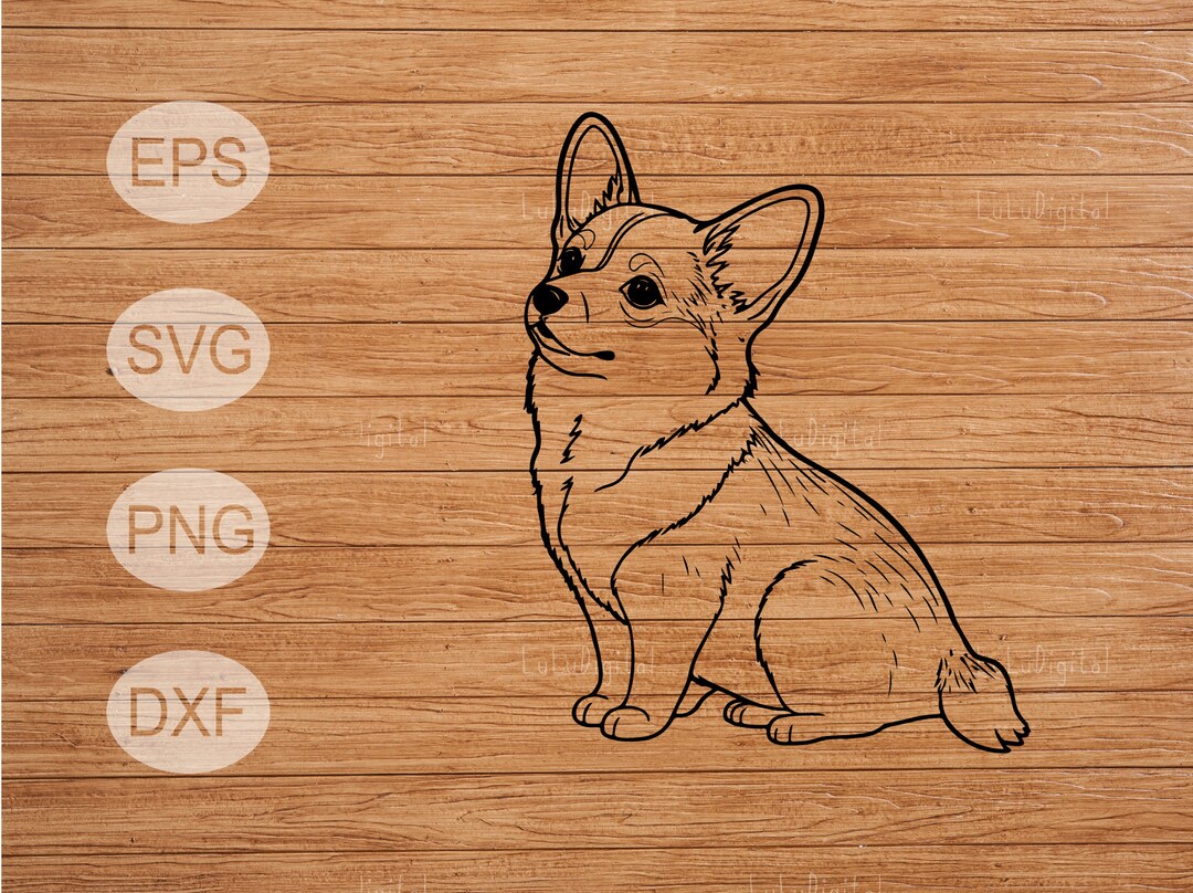 Corgi Clipart, Corgi SVG, Dog Cut File, Dog SVG Files, Graphic Design ...