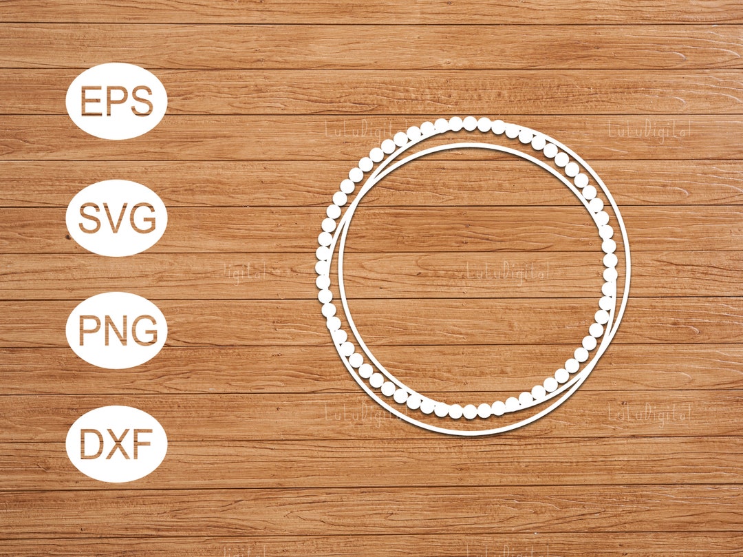 Circle Frame / Svg, Png, Eps, Dxf - Etsy