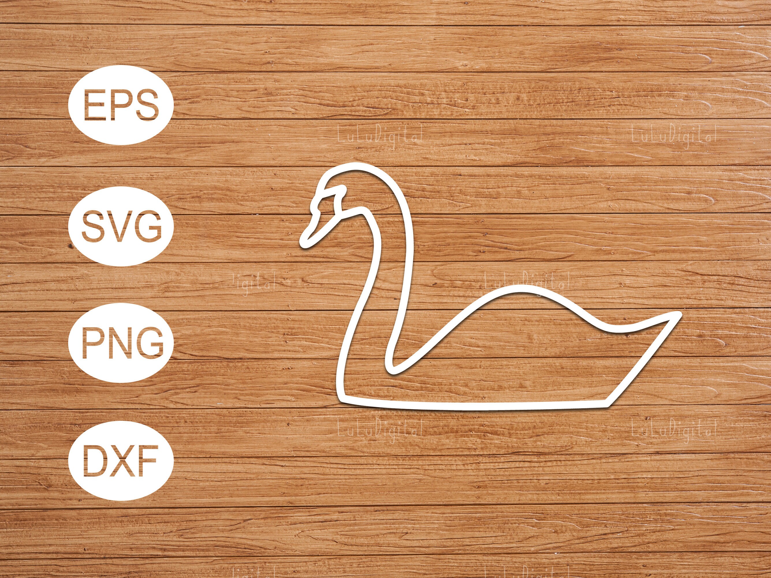 Swan / Svg Png Eps Dxf - Etsy