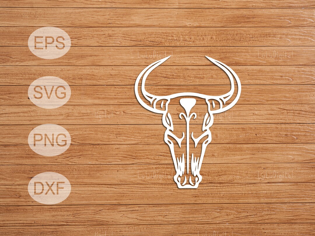 Cow Skull, Bull Skull, Bull Skull Svg, Cow Head Svg, Texas - Etsy