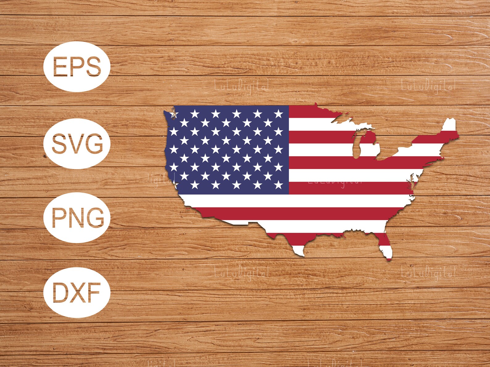 USA Flag/ Svg Png Eps Dxf - Etsy
