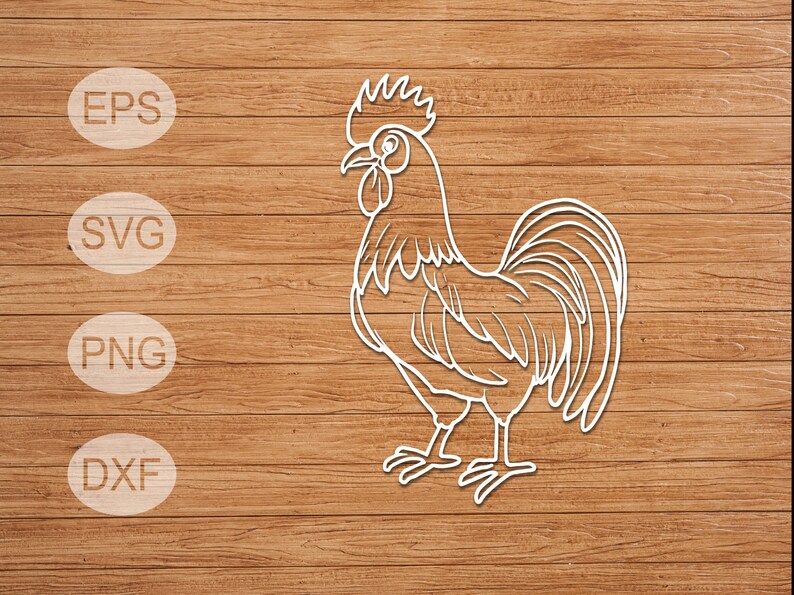Rooster, Rooster Clipart, Rooster Svg, Vector, Svg File for Cricut, Svg ...