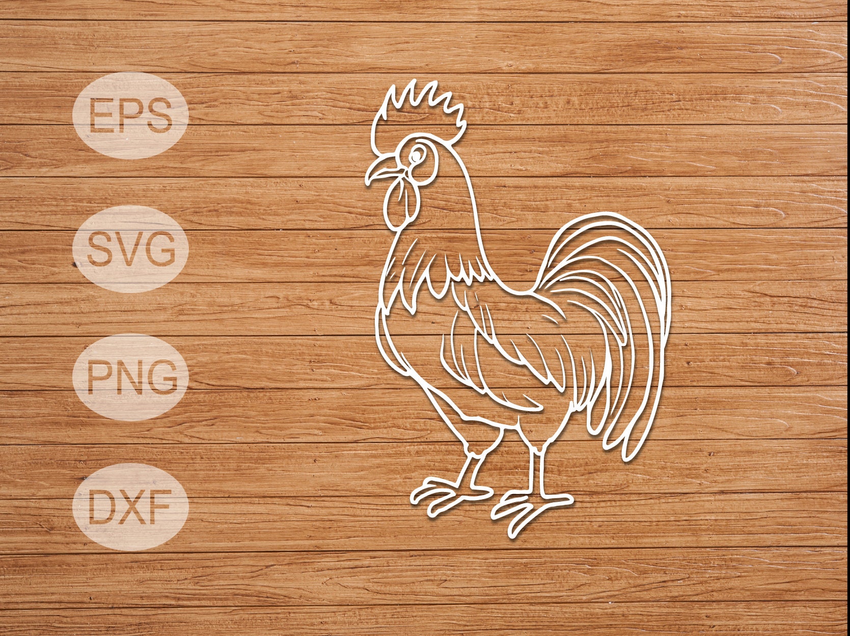 Rooster, Rooster Clipart, Rooster Svg, Vector, Svg File for Cricut, Svg ...