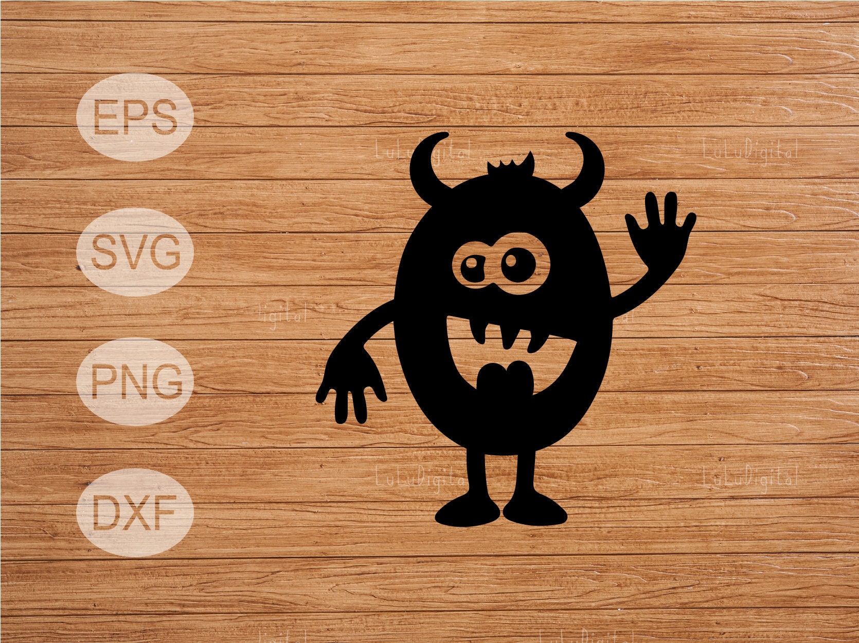Fluffy Monster Svg, Alien Svg, Cute Monster Svg, Cuttable Svg, Monster ...