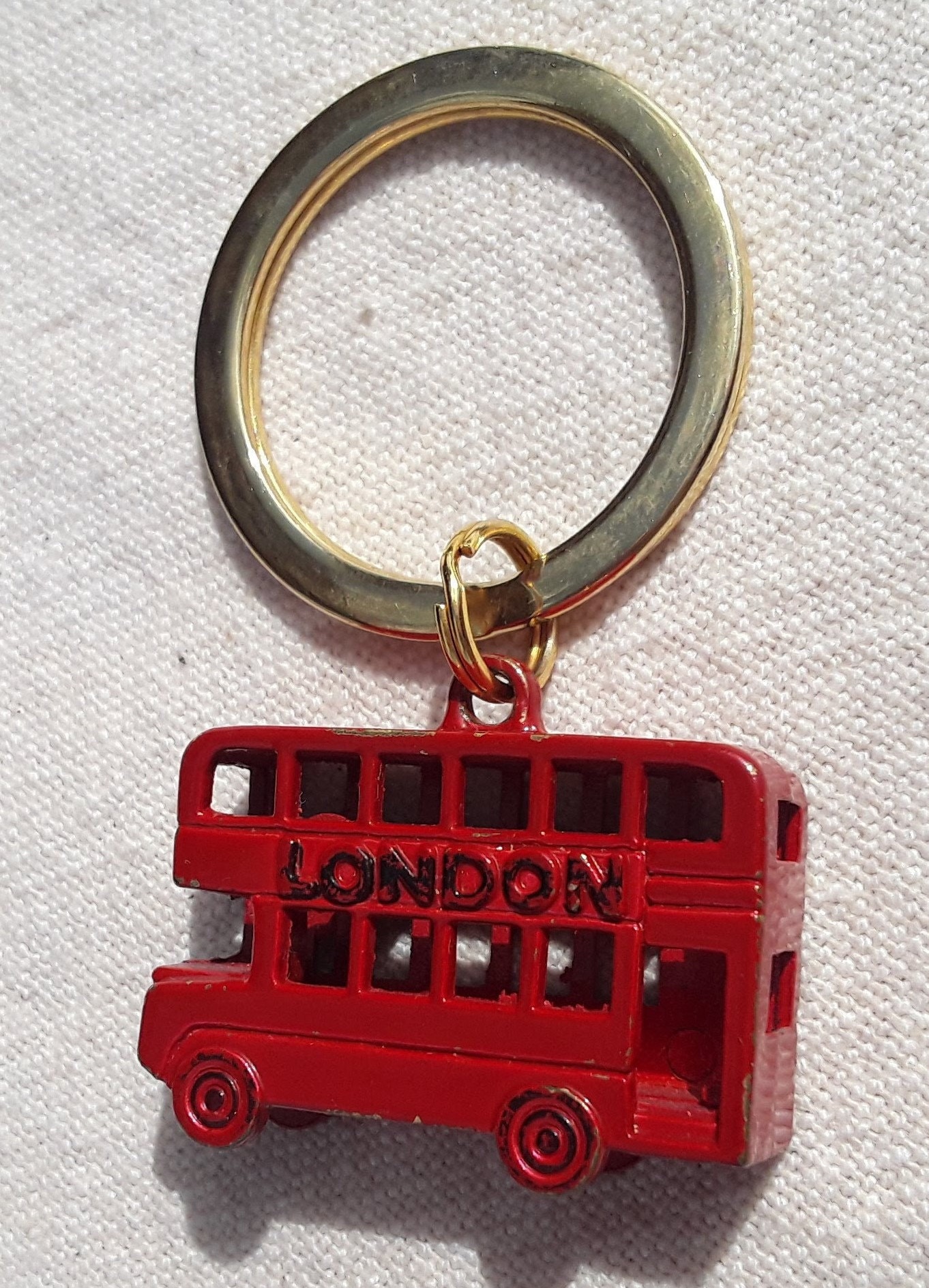London bus keyring souvenir gift novelty union jack diecast red ￡0.99 ...