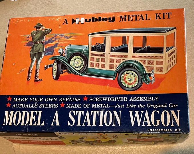Hubley Model A Metal Kit, Unassembled in Original Box. Free Shipping - Etsy
