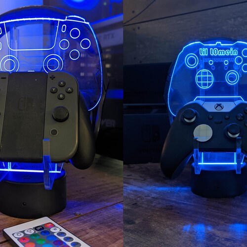 Personalized Headphone and Controller Stand Personalize Gift - Etsy