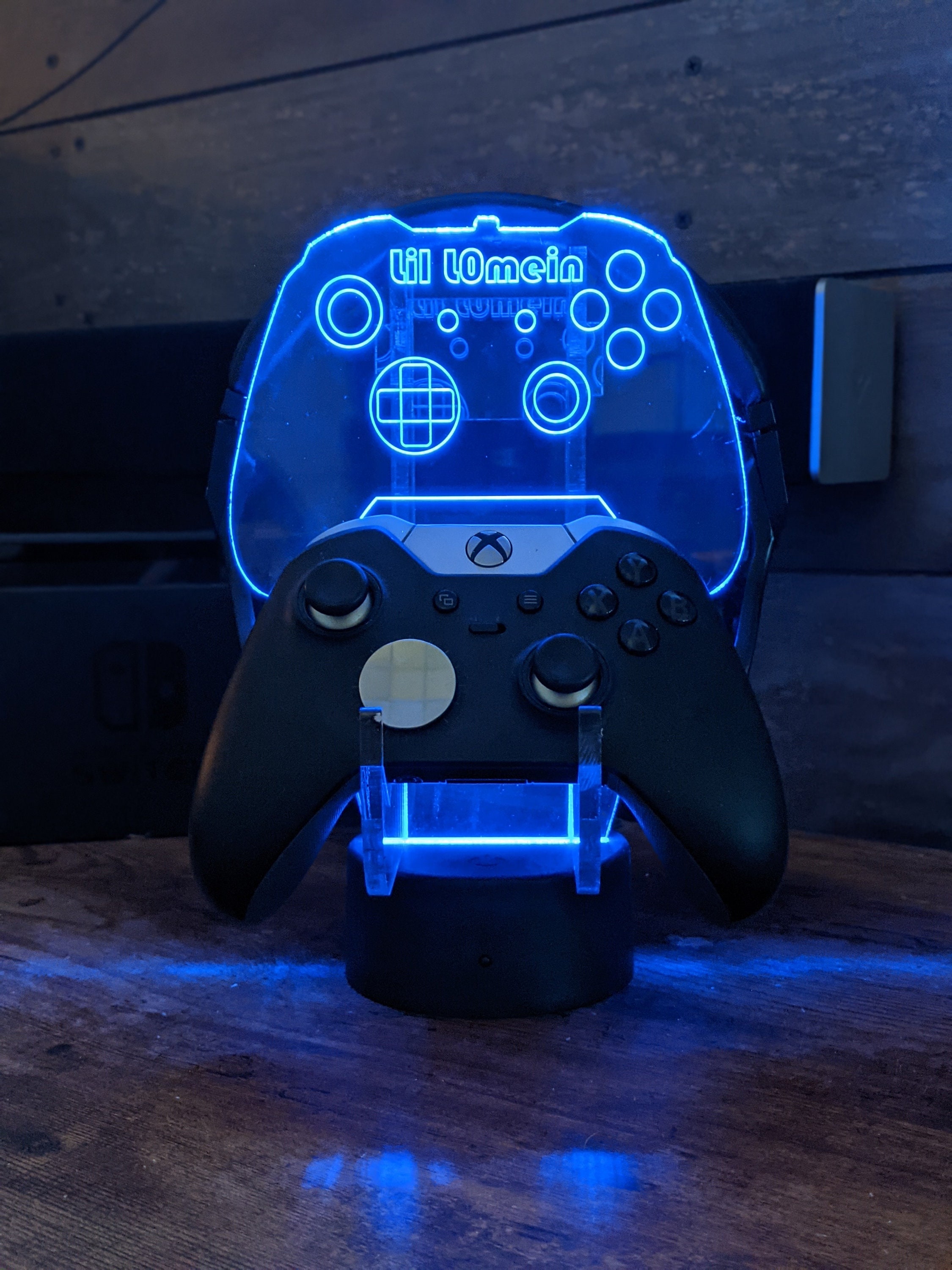 Customizable LED Gaming Controller and Headset Stand Gaming - Etsy