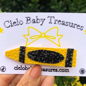 Cute Set Back to School-apple/pencil or Crayon-preschool Pencil Hair ...