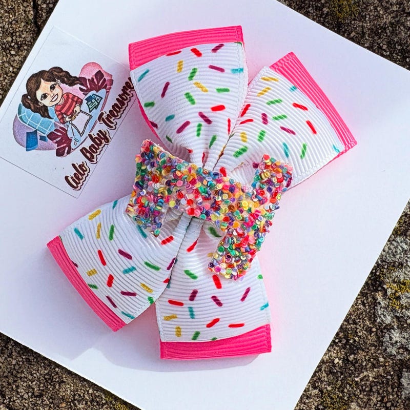 Ice Cream Hair Bow - Etsy