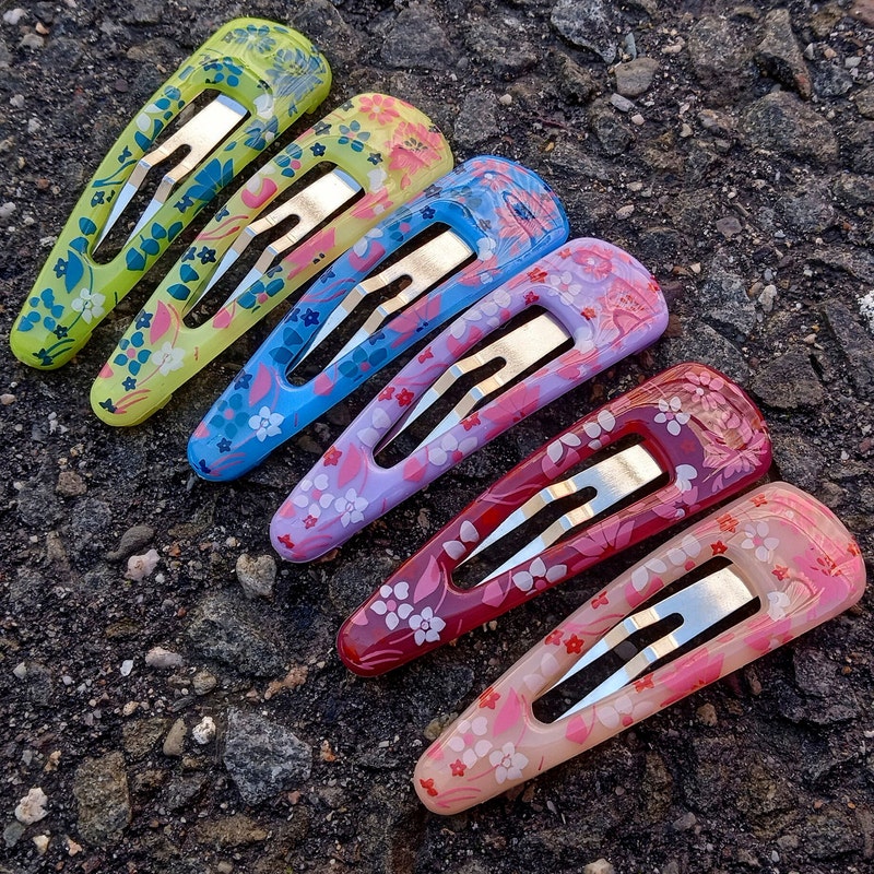 Spring Hair Clips - Etsy