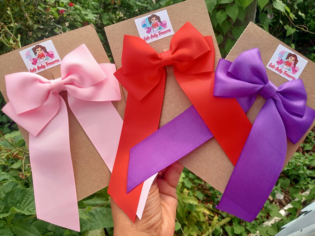 21+big Hair Bows Back to School for Girls-birthday Hair Bow-elastic ...