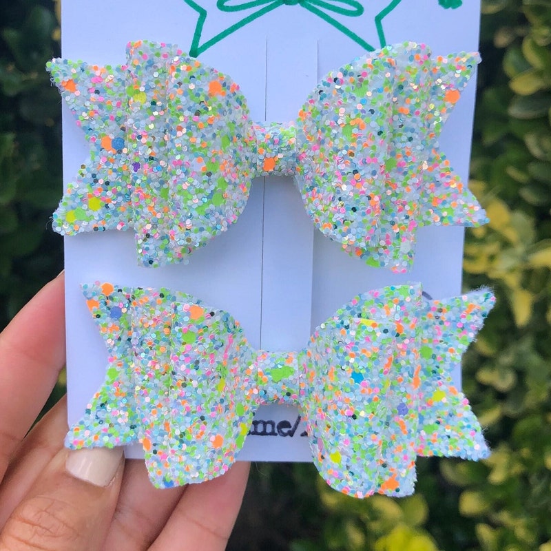 Double Stacked Bow - Etsy